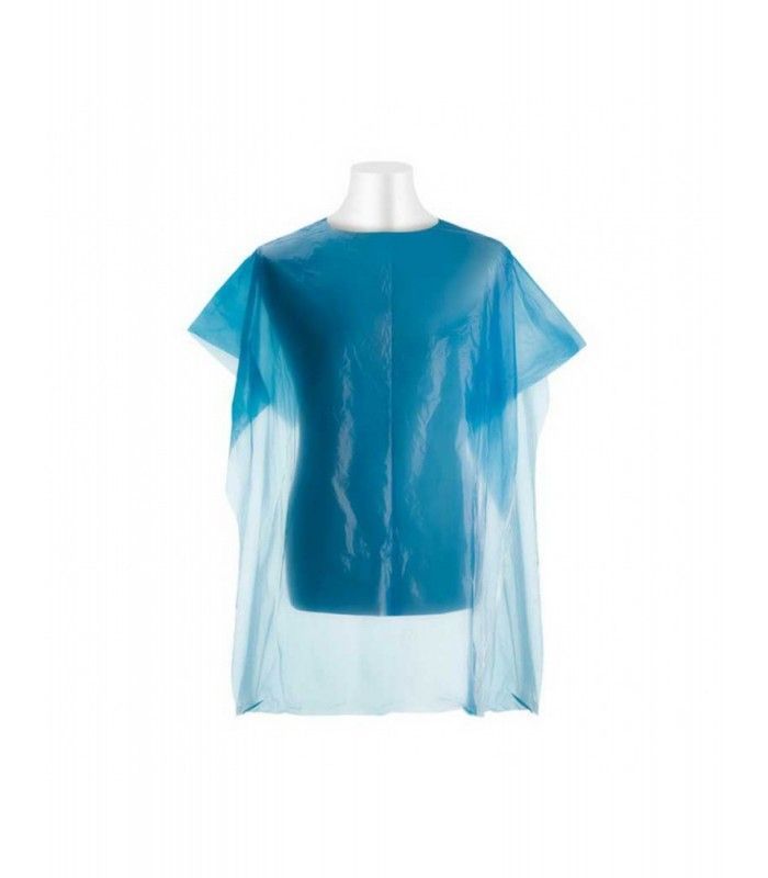 BLUE DISPOSABLE CAPE 84x110 (100 PCS)