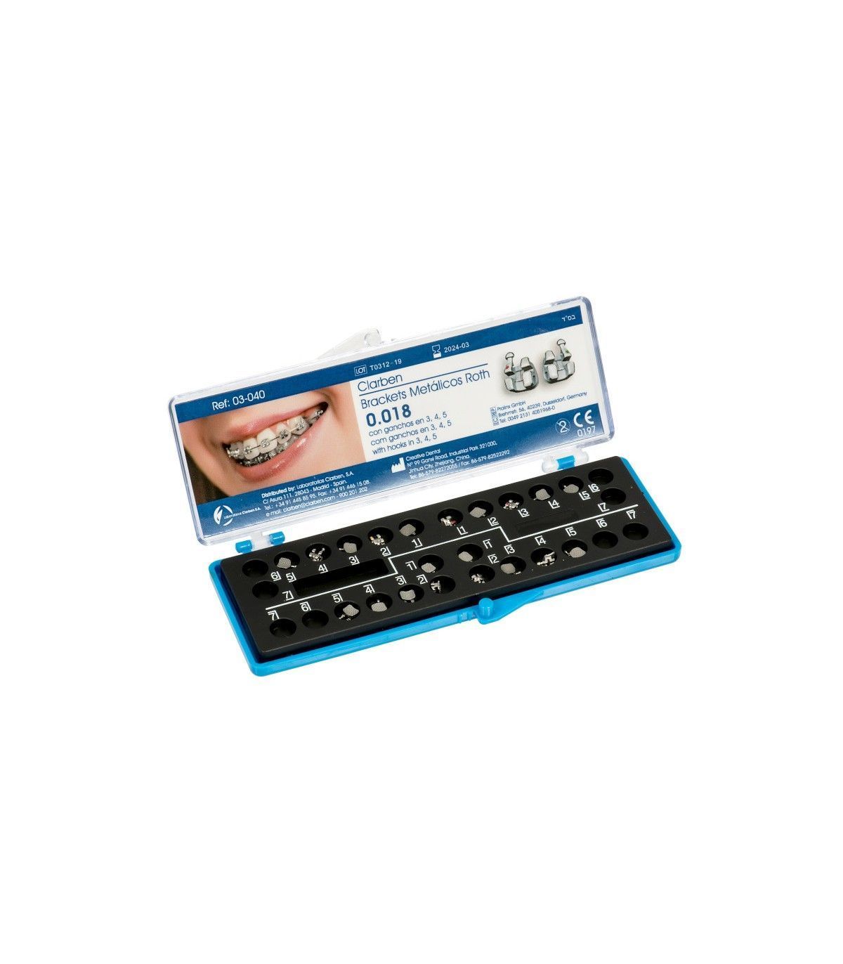 BRACKETS MÉTALICOS ROTH KITS (20 UNID)