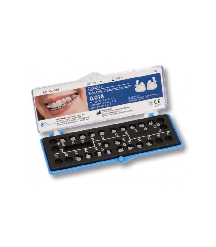 BRACKETS CERÁMICOS ROTH KITS (20 UNID)