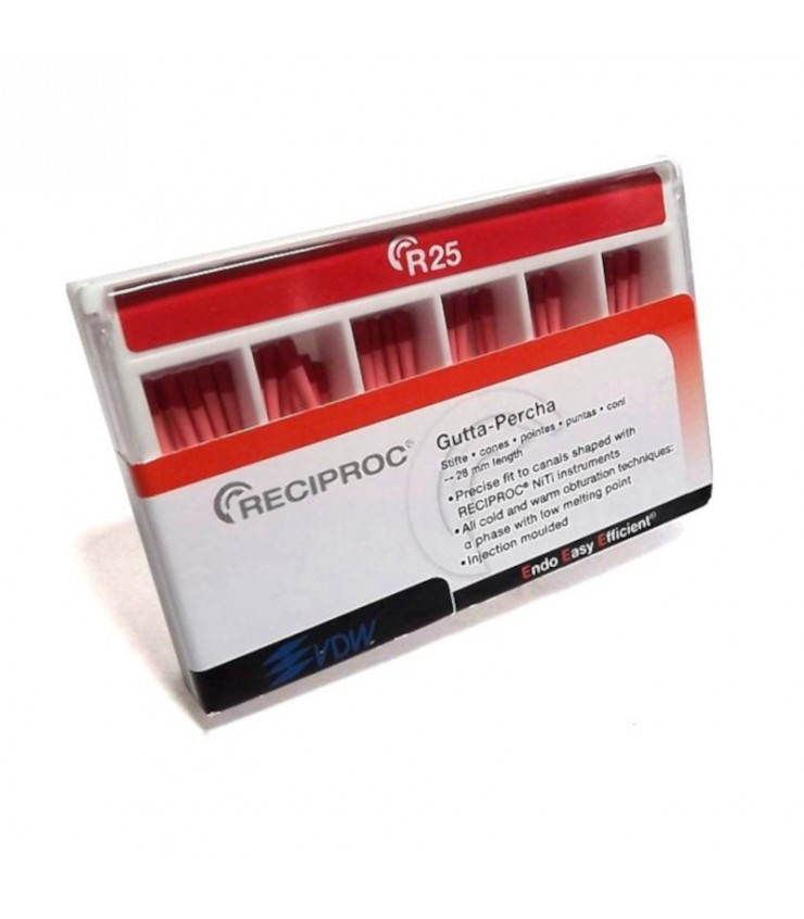 GUTAPERCHA RECIPROC PARA R25 (60 UNID)