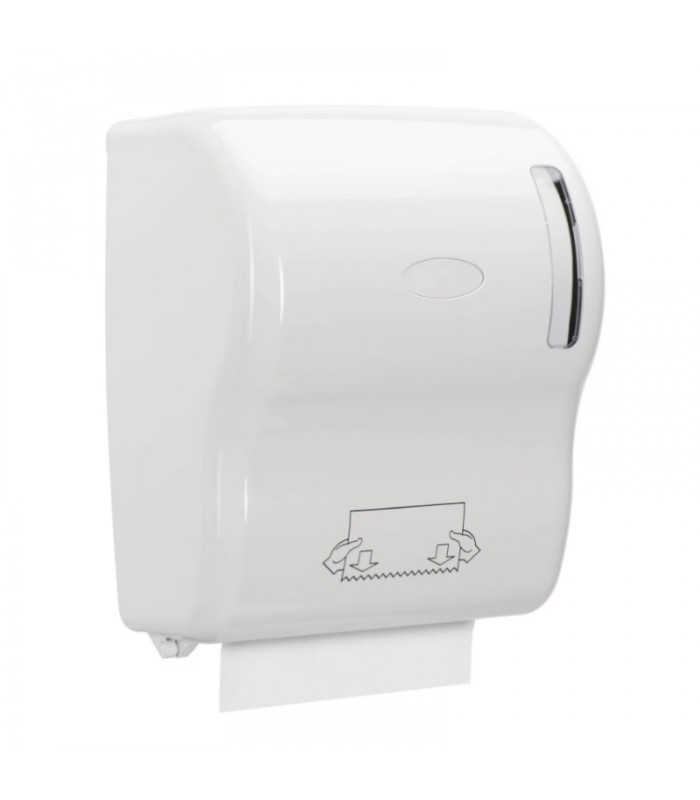 SELF-CUTTING LEVER PAPER DISPENSER